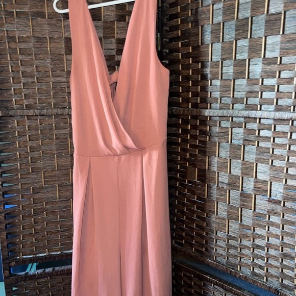 Charlotte Russe | Pants & Jumpsuits | Rosy Pink Jumpsuit | Poshmark